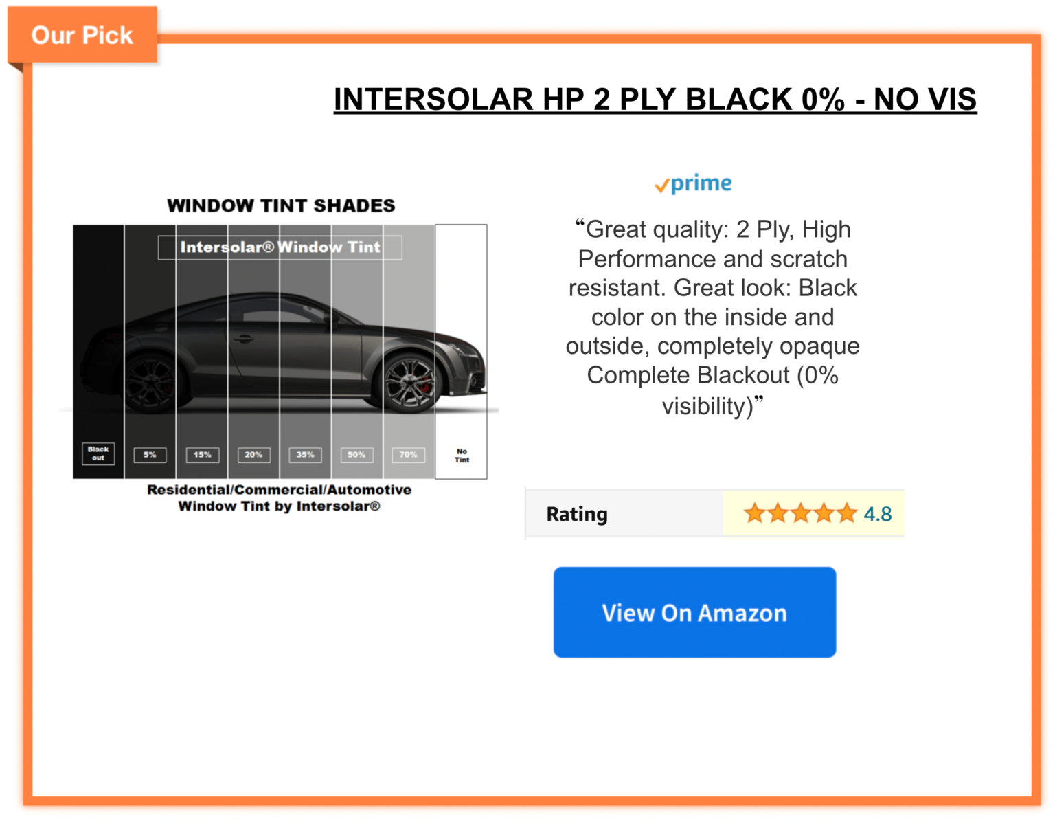 0 Tint - Window Tint Laws